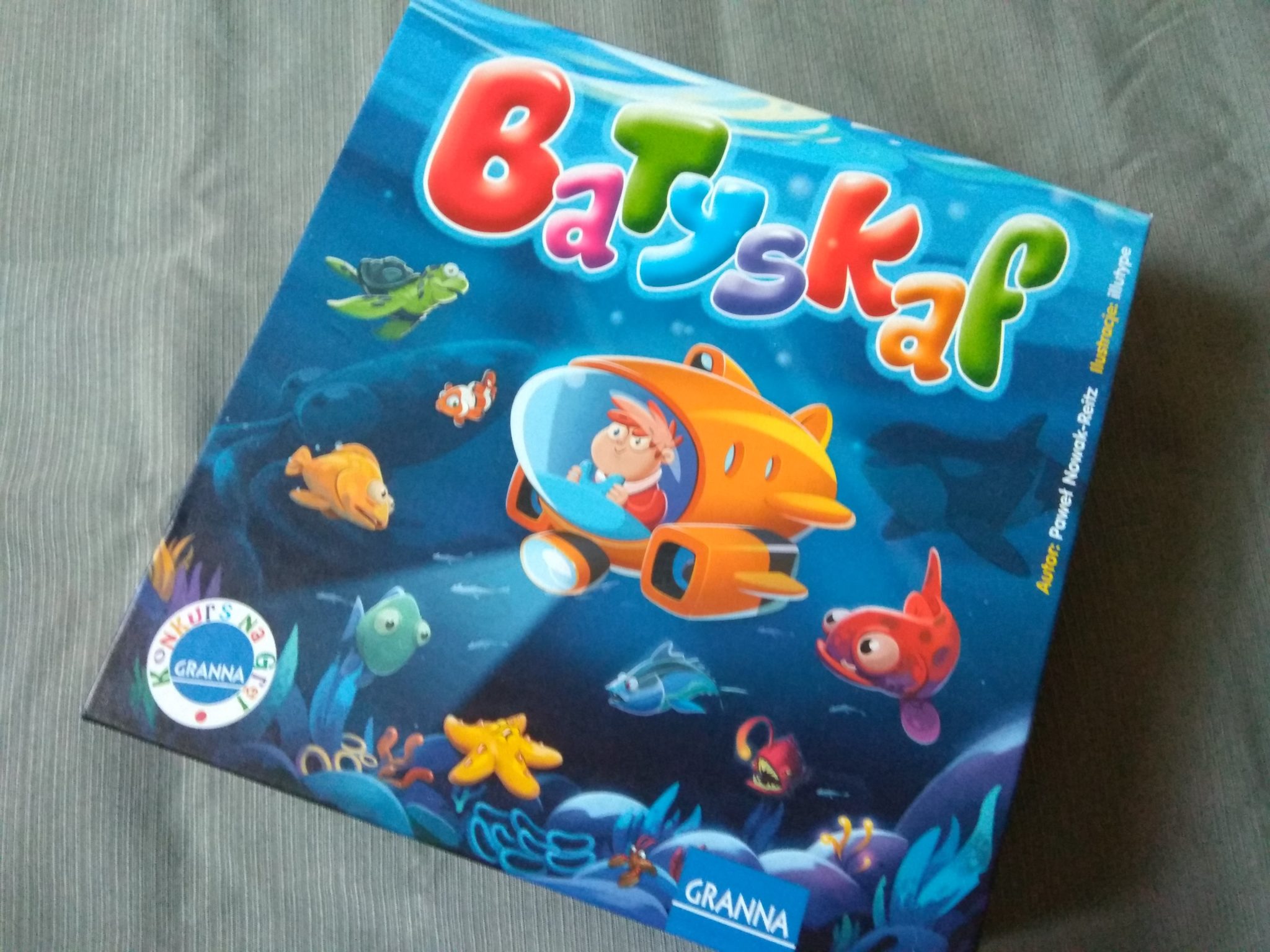 Batyskaf recenzja. Gra dla dzieci o pływaniu batyskafem 💧 | blog Kuba Gra